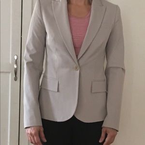 Theory | Jackets & Coats | Theory Beige Jacket Synthetic Texture | Poshmark